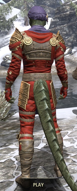 ESO Fashion | Za'ji's Dragonguard Uniform (Elder Scrolls Online)
