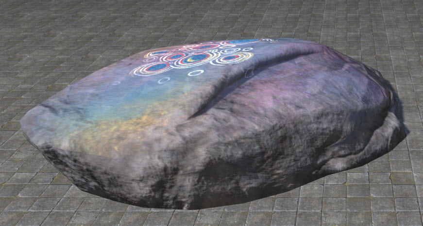 ESO Fashion | Painted Rock, Swirls (Elder Scrolls Online)