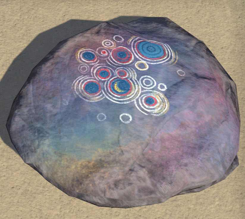 ESO Fashion | Painted Rock, Swirls (Elder Scrolls Online)