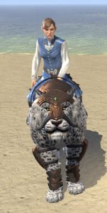 ESO Fashion | Snow Leopard Sabre Cat (Elder Scrolls Online)