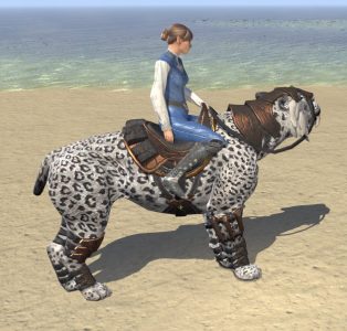 ESO Fashion | Snow Leopard Sabre Cat (Elder Scrolls Online)