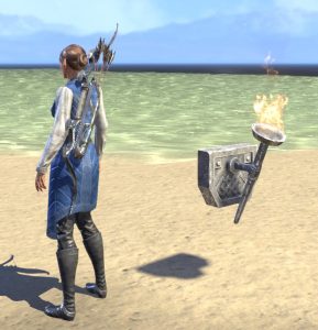 ESO Fashion | Solitude Sconce, Torch (Elder Scrolls Online)