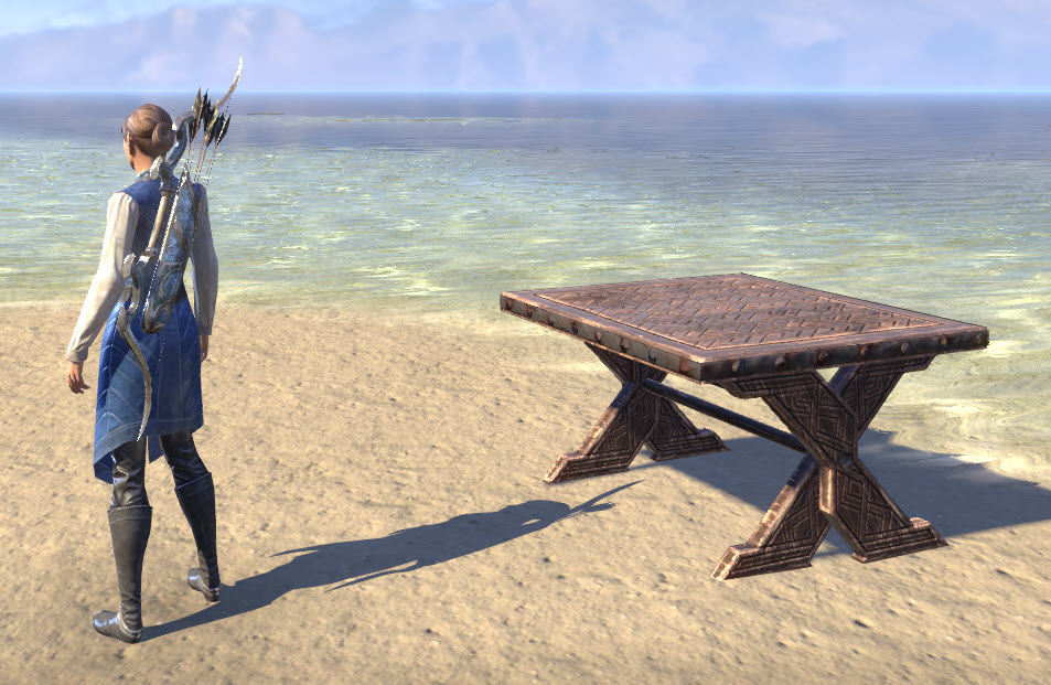 ESO Fashion | Solitude Table, Square Ornate (Elder Scrolls Online)