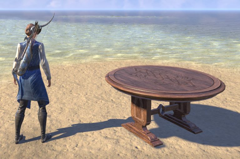 ESO Fashion | Vampiric Table, Circular (Elder Scrolls Online)