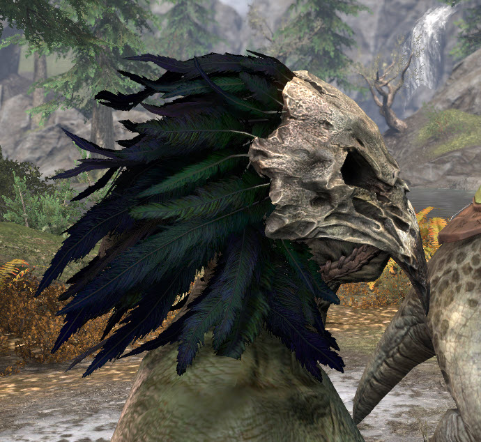 ESO Fashion | Crow-Heart Skull Sallet (Elder Scrolls Online)