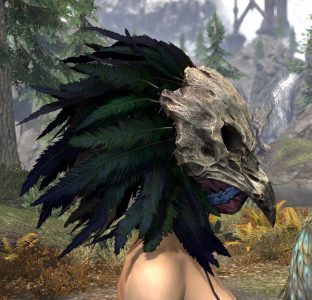 ESO Fashion | Crow-Heart Skull Sallet (Elder Scrolls Online)