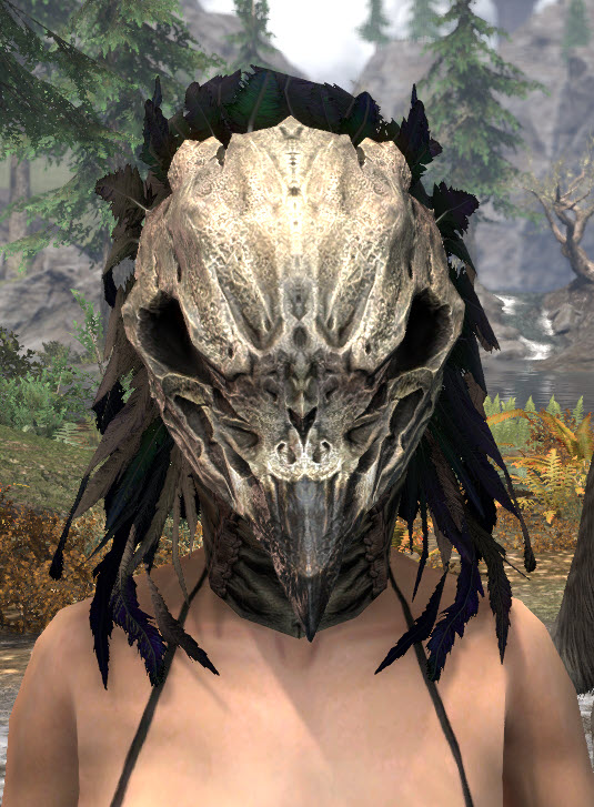ESO Fashion | Crow-Heart Skull Sallet (Elder Scrolls Online)