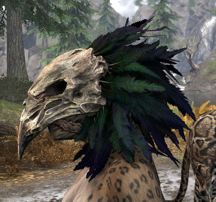 ESO Fashion | Crow-Heart Skull Sallet (Elder Scrolls Online)