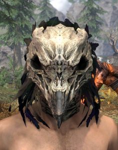 ESO Fashion | Crow-Heart Skull Sallet (Elder Scrolls Online)