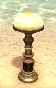 ESO Fashion | Dwarven Table Lamp, Polished Dome (Elder Scrolls Online)