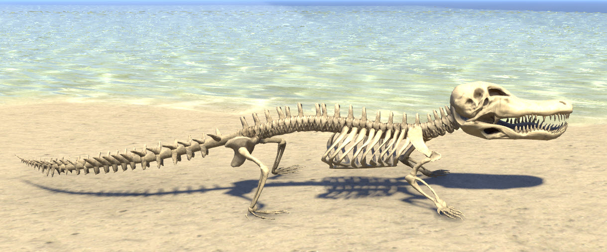 ESO Fashion | Crocodile Skeleton, Complete (Elder Scrolls Online)