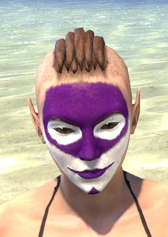 ESO Fashion | Prankster Purple Face Paint (Elder Scrolls Online)