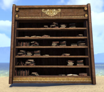ESO Fashion | Leyawiin Bookcase, Grand Filled (Elder Scrolls Online)
