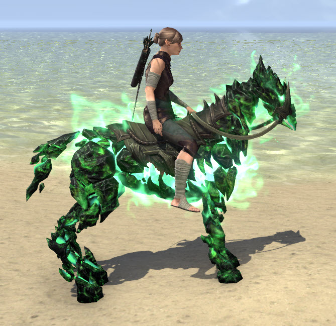 ESO Fashion | Viridian Iron Steed (Elder Scrolls Online)