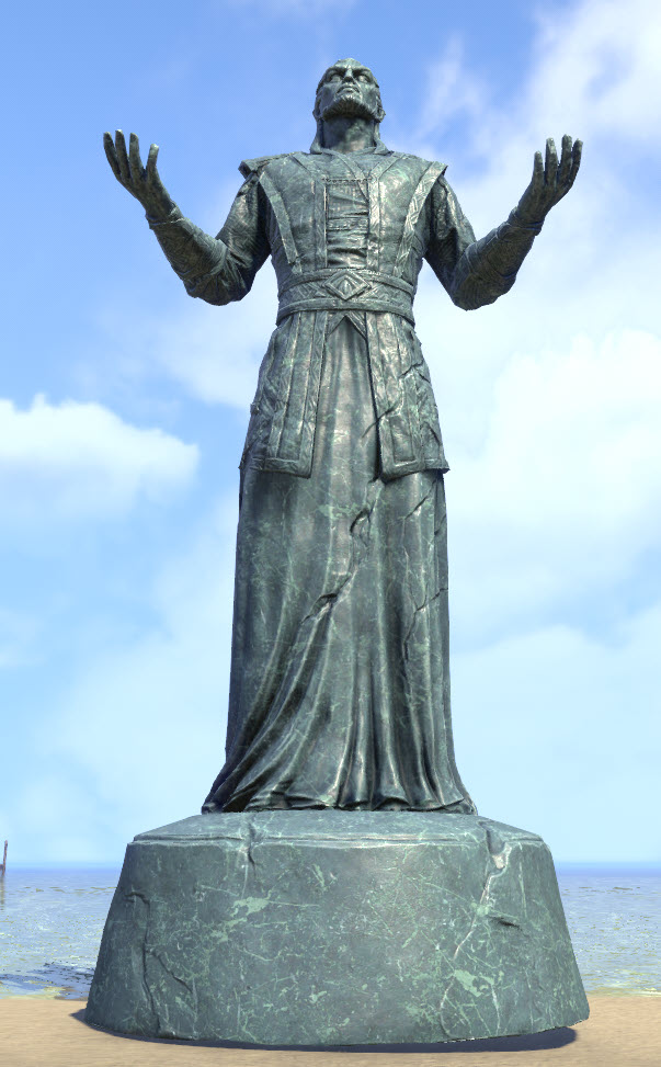 ESO Fashion | Dark Elf Statue, St. Olms (Elder Scrolls Online)