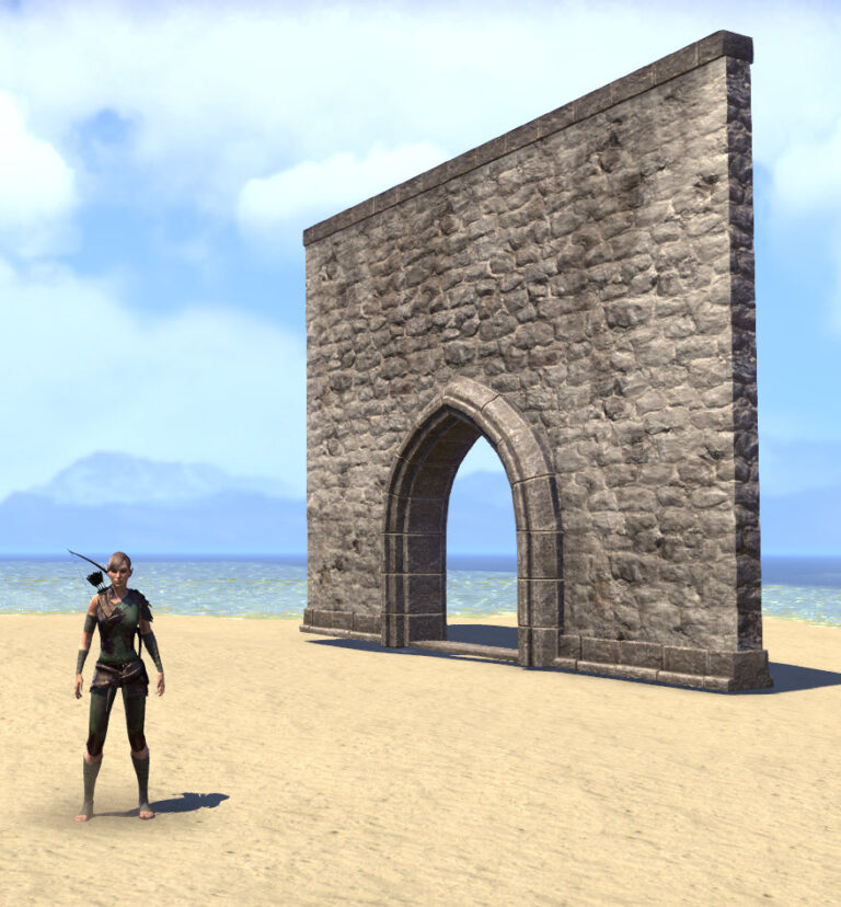 ESO Fashion | Leyawiin Wall, Castle Door Arch (Elder Scrolls Online)
