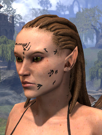 ESO Fashion | Shattered Chivalry Face Tattoo (Elder Scrolls Online)