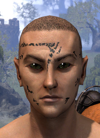 ESO Fashion | Shattered Chivalry Face Tattoo (Elder Scrolls Online)