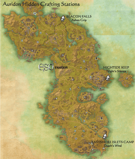 ESO Fashion | Hidden Crafting Stations (Elder Scrolls Online)