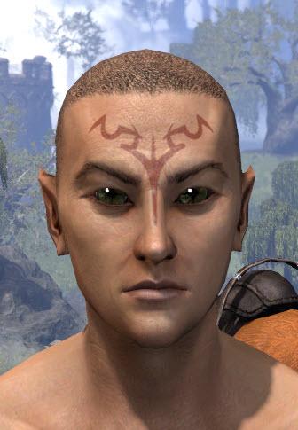 ESO Fashion | Xivilai Rubyfire Linework Visage (Elder Scrolls Online)