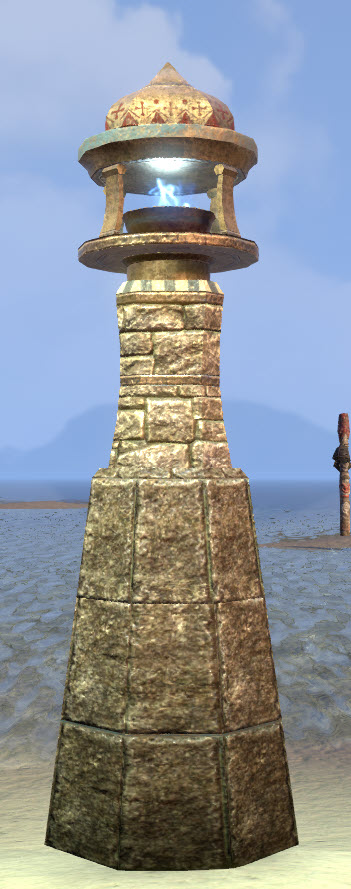 ESO Fashion | Redguard Brazier, Stone Marker (Elder Scrolls Online)