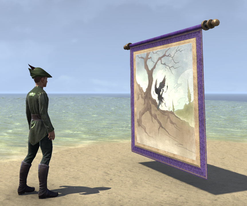 ESO Fashion | Blackfeather Knight Tribute Tapestry (Elder Scrolls Online) ESO Fashion | Blackfeather Knight Tribute Tapestry (Elder Scrolls Online)