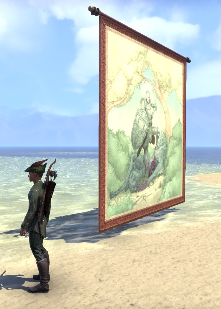 ESO Fashion | Knight Commander Tribute Tapestry, Large (Elder Scrolls ...