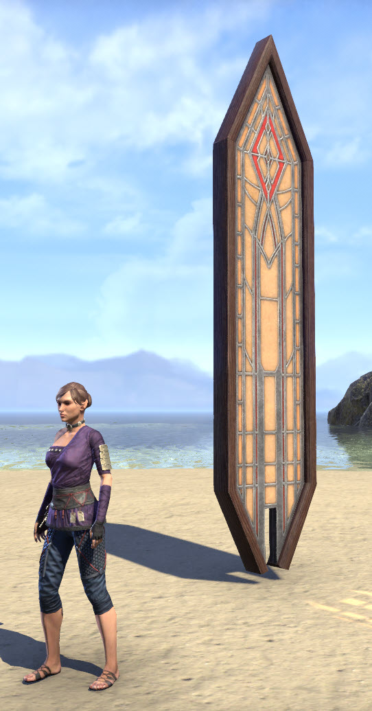 ESO Fashion | Red Diamond Stained Glass (Elder Scrolls Online)