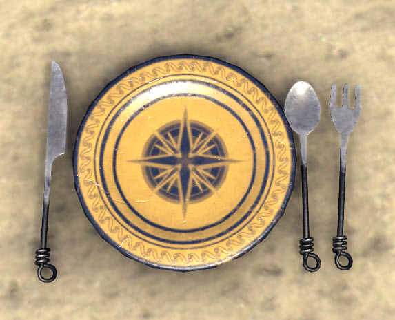 ESO Fashion | High Isle Plate, Compass Rose Setting (Elder Scrolls Online)