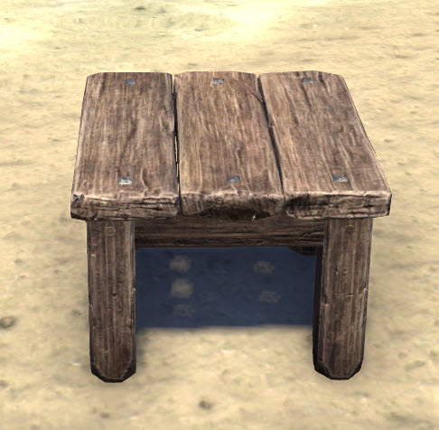ESO Fashion | High Isle Stool, Rustic (Elder Scrolls Online)