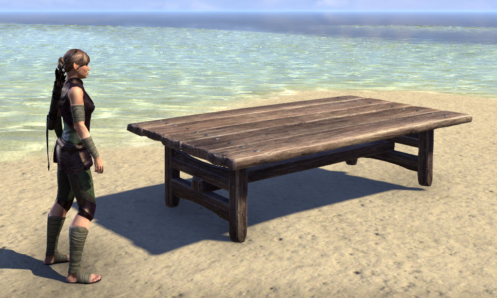 ESO Fashion | High Isle Table, Rustic (Elder Scrolls Online)