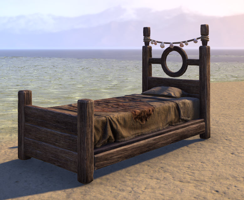 ESO Fashion | Druidic Bed, Wood Single (Elder Scrolls Online)