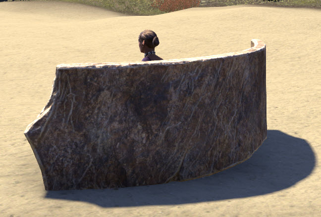ESO Fashion | Druidic Bench, Curved Stone (Elder Scrolls Online)