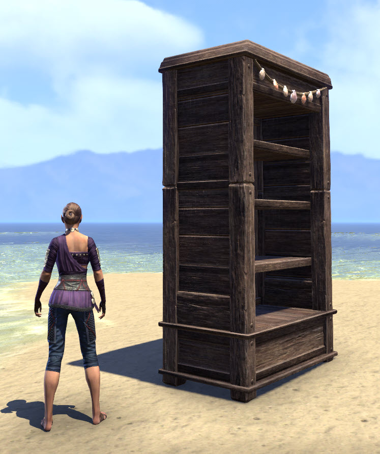 ESO Fashion | Druidic Bookcase, Tall Wood (Elder Scrolls Online)