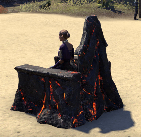 ESO Fashion | Firesong Throne, Lava (Elder Scrolls Online)
