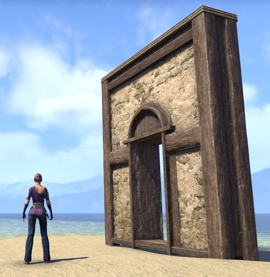 ESO Fashion | High Isle Doorway, Plaster (Elder Scrolls Online)