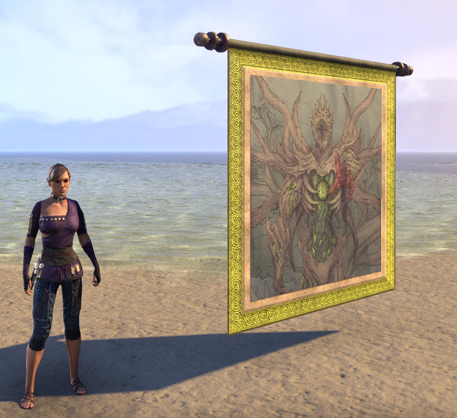 ESO Fashion | Forest Wraith Tribute Tapestry (Elder Scrolls Online)