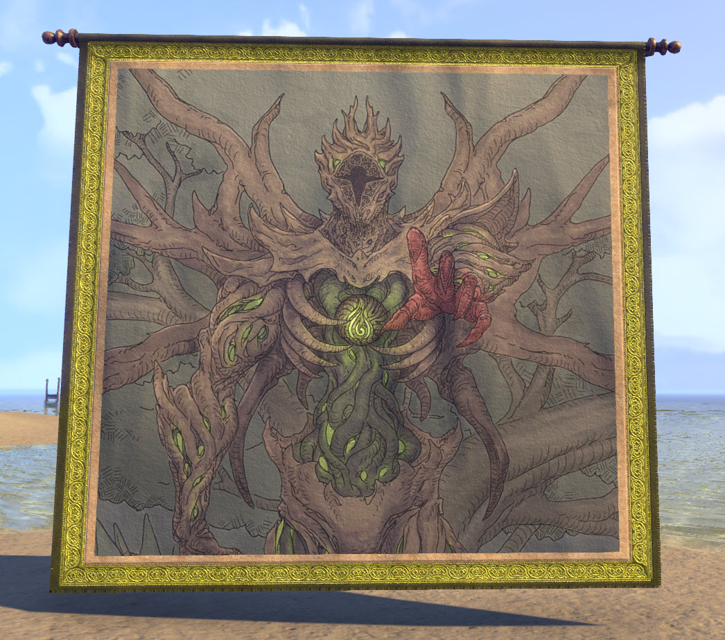 ESO Fashion | Forest Wraith Tribute Tapestry, Large (Elder Scrolls Online)