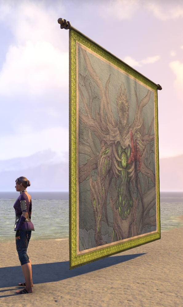 ESO Fashion | Forest Wraith Tribute Tapestry, Large (Elder Scrolls Online)