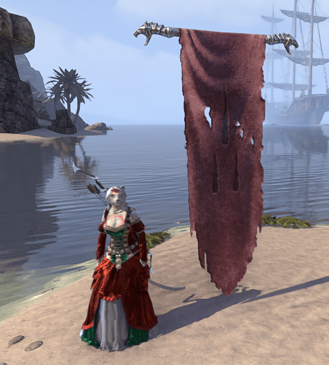 ESO Fashion | Nedic Banner, Blood (Elder Scrolls Online)