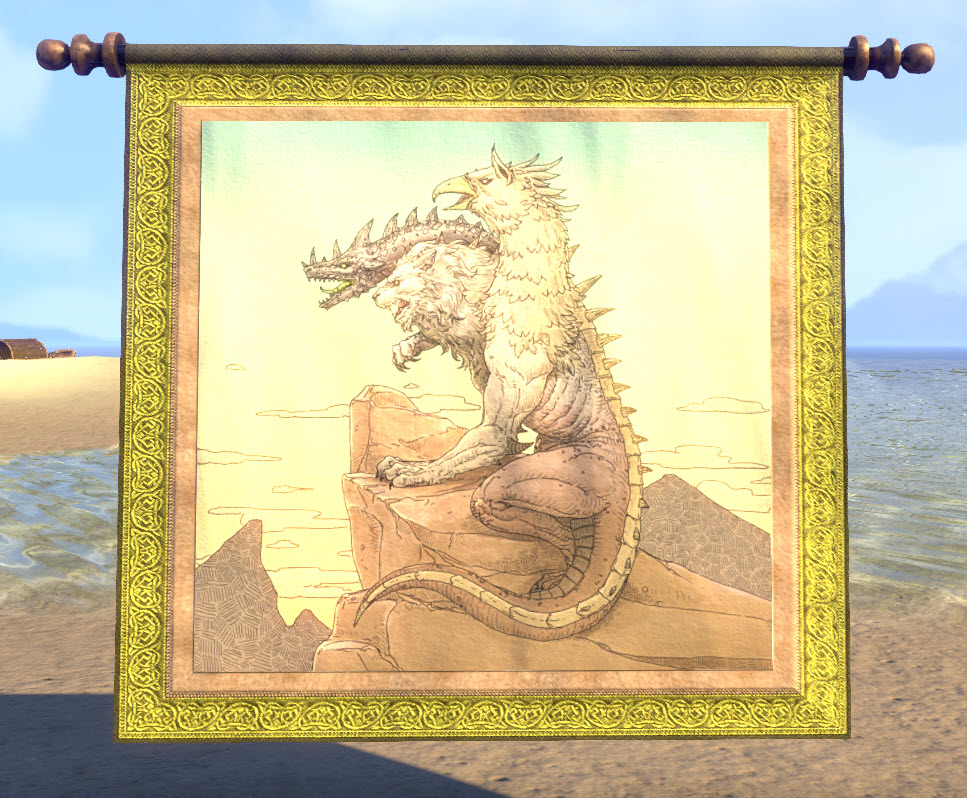 ESO Fashion | The Chimera Tribute Tapestry (Elder Scrolls Online)