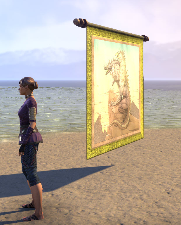 ESO Fashion | The Chimera Tribute Tapestry (Elder Scrolls Online) ESO Fashion | The Chimera Tribute Tapestry (Elder Scrolls Online)