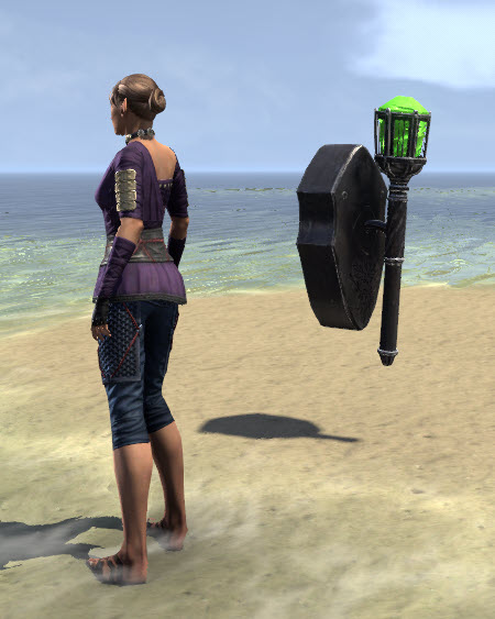 ESO Fashion | Eerie Sconce, Emerald (Elder Scrolls Online)