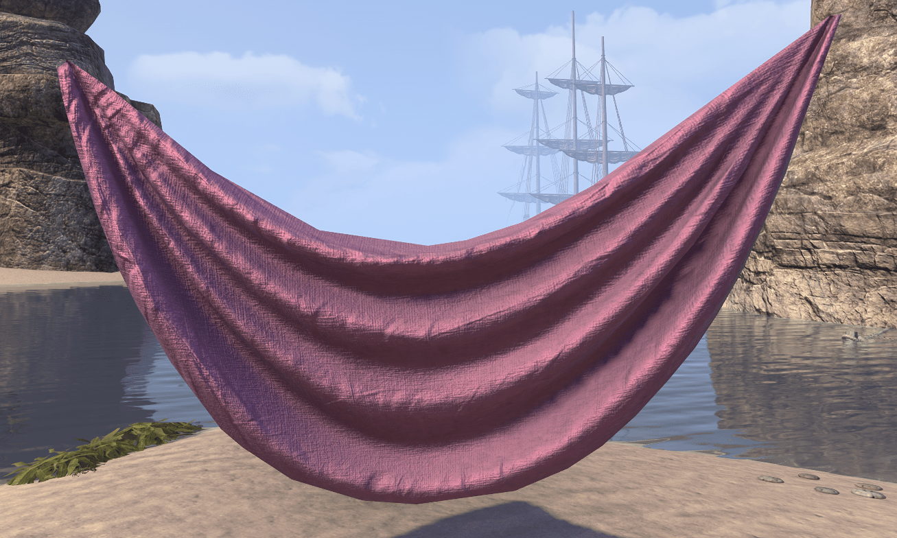 ESO Fashion | Decorative Wall Drape, Mauve (Elder Scrolls Online)