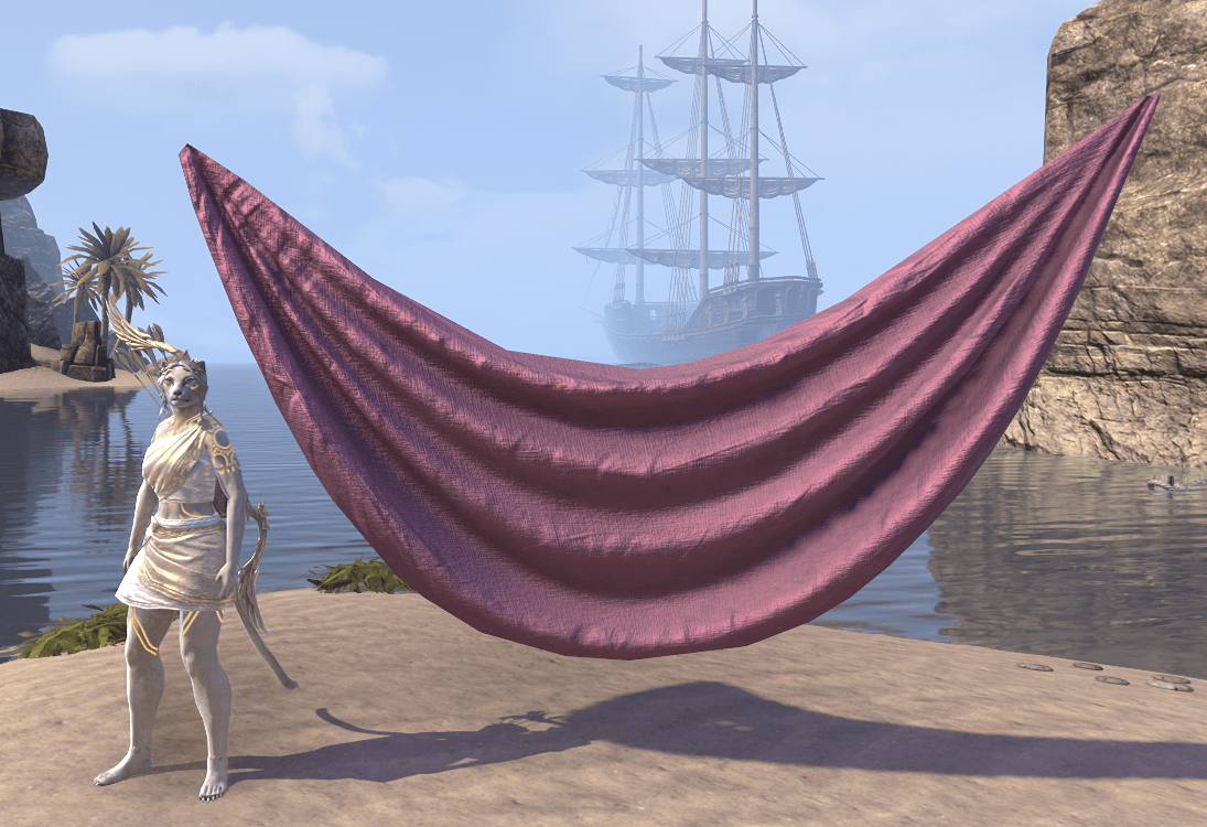 ESO Fashion | Decorative Wall Drape, Mauve (Elder Scrolls Online)