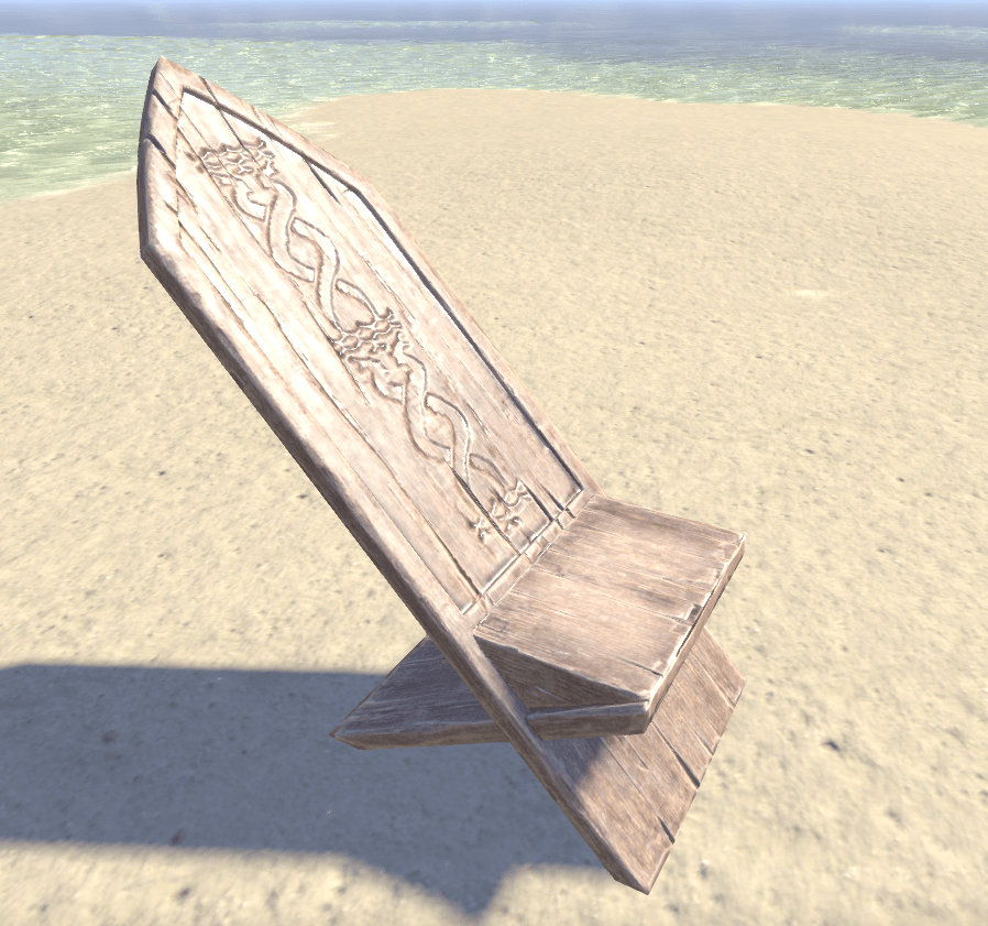 ESO Fashion | Maormer Chair, Carved (Elder Scrolls Online)