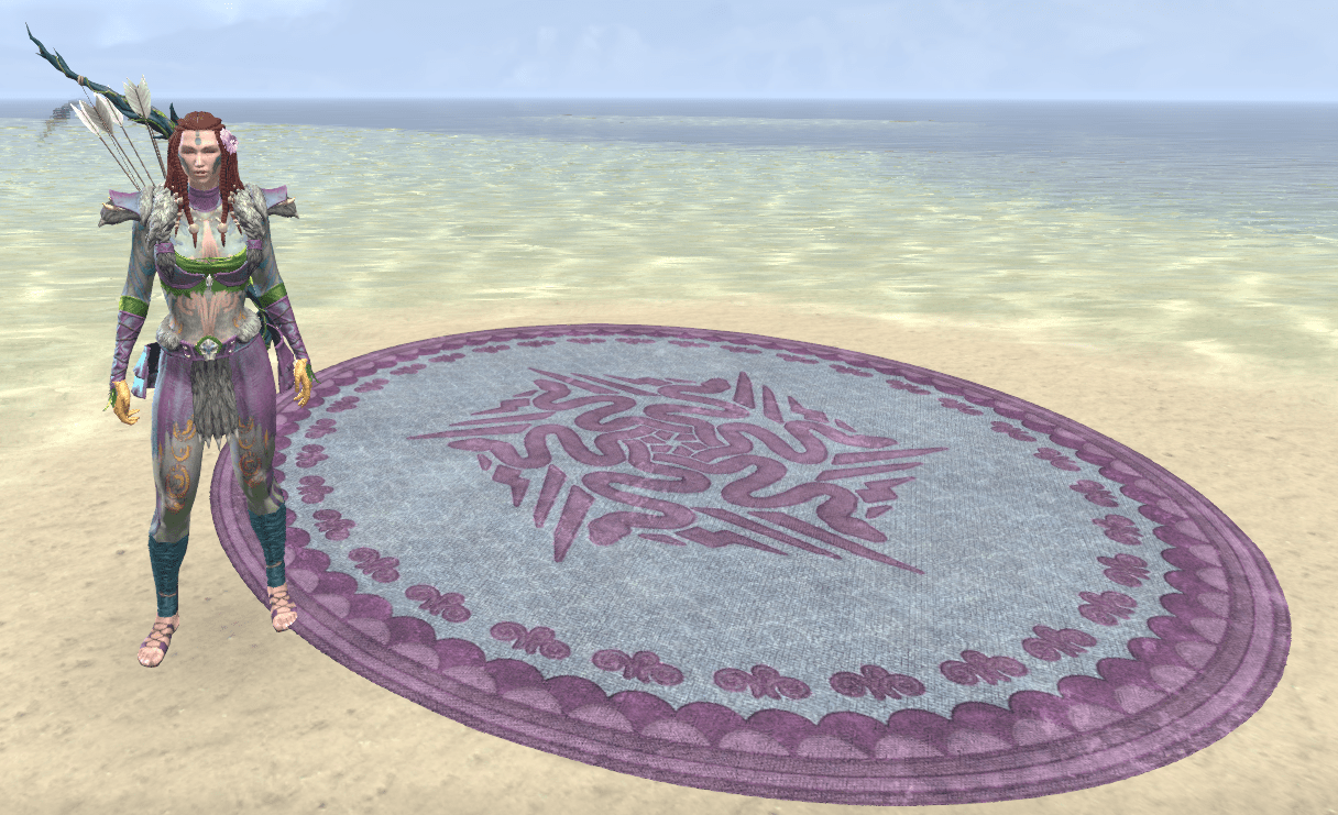ESO Fashion | Maormer Rug, Serpentine (Elder Scrolls Online)