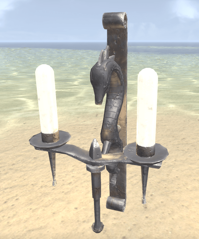 ESO Fashion | Maormer Sconce, Serpentine (Elder Scrolls Online)