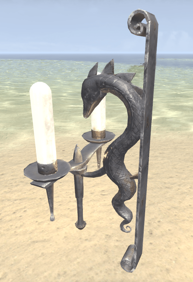 ESO Fashion | Maormer Sconce, Serpentine (Elder Scrolls Online)