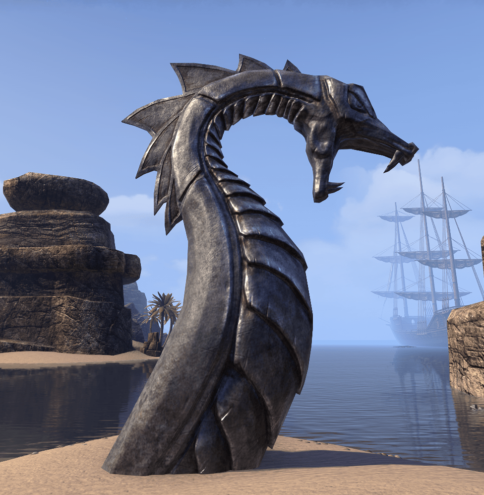 ESO Fashion | Maormer Ship's Prow, Serpentine (Elder Scrolls Online)